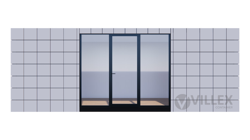 Villex Mega Block-Line Grey 2.0 | Villex Container